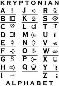 Hugi.is - Myndasögur - Myndir - Kryptonian alphabet